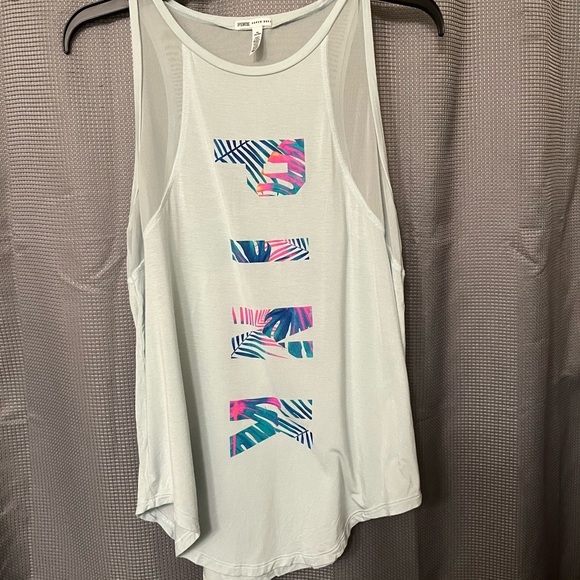 PINK Victoria's Secret | Tops | Pink Victorias Secret Mint Green Tank ...